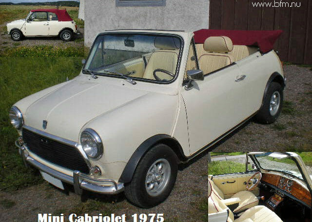 Austin Mini Cabriolet 1975 - Bilförmedlingen