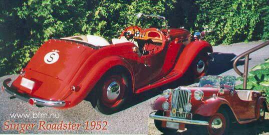 Singer Roadster 1952 - Bilförmedlingen